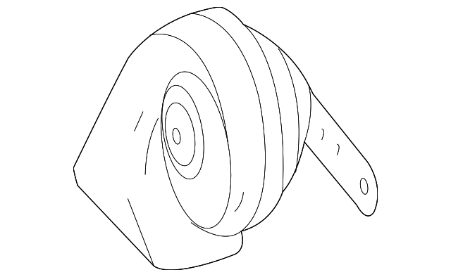 2012-2019 Mercedes-Benz Horn 000-542-42-04 | Mercedes-Benz Parts