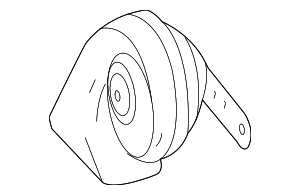 000-542-42-04 - Low Note Horn 2012-2019 Mercedes-Benz | Mercedes-Benz ...