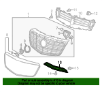 2014-2016 Cadillac CTS Front Lower Bumper Fascia Energy Absorber ...