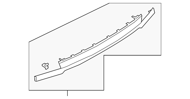 LR156245 - Finish Molding 2020-2023 Land Rover Range Rover Evoque ...