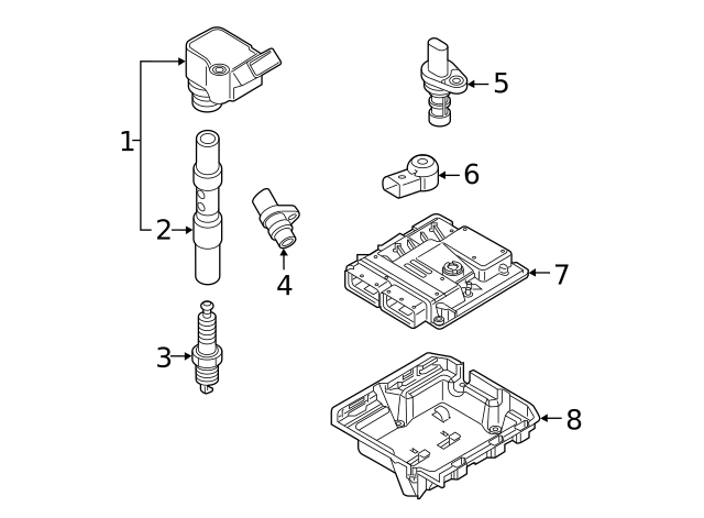 2020-2024 Audi Spark Plug 0P2-905-601-A | Audi USA Parts