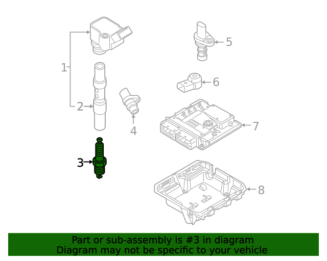 2020-2024 Audi Spark Plug 0P2-905-601-A | Audi USA Parts