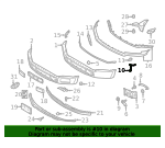 2018-2020 Ford F-150 Upper Bracket JL3Z-17755-A | GetOEMParts.com