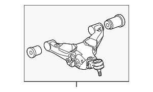 48068-60030 - Lower Control Arm - 2008-2021 Lexus LX570 | DiscMonster