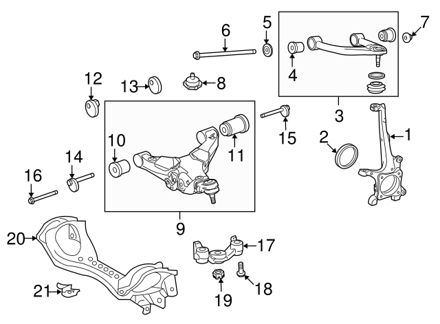 48068-60030 - Lower Control Arm - 2008-2021 Lexus LX570 | DiscMonster