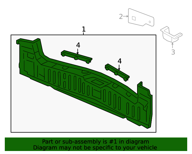 2019-2021 Acura RDX Panel Set, Rear 66100-TJB-315ZZ | OEM Parts Online