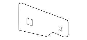 66113-TJB-A00ZZ - Rear Body Panel Plate 2019-2025 Acura RDX | My Acura ...