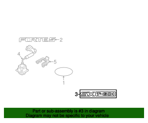 86315-A7500 - Nameplate - 2014-2018 Kia Forte5 | Kia Auto Parts