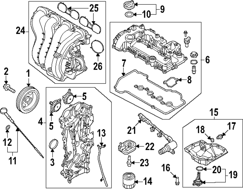 21590-2S000 - Oil Level Sensor 2022-2025 Kia | Kia.Parts Store