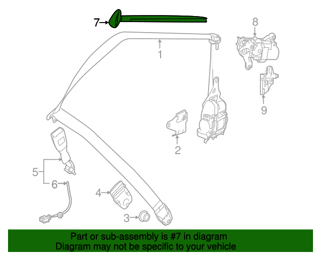 217-860-58-00-64-2A17 - Toothed Rack Mercedes-Benz USA Parts