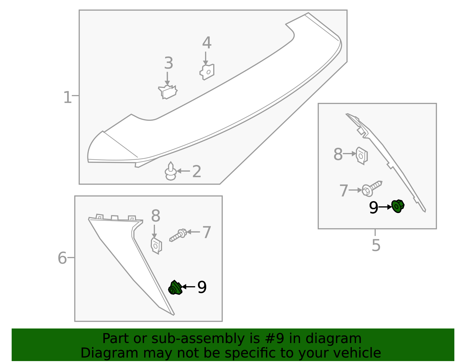 Genuine OEM Ford Part - Side Cover Retainer W790488-S900 | Genuine OEM ...