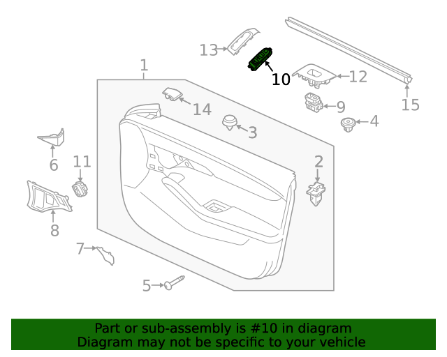 BDGF-66-350B - Window Switch - 2019-2024 Mazda | Mazda Swag