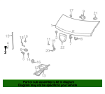 1998-2003 Dodge Hood Stop Buffer 55347225 | TascaParts.com