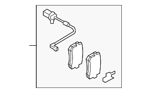 2013-2018 Audi Brake Pads Rear 4G0-698-451-K | Audi USA Parts