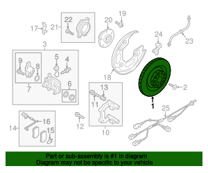 4H0-615-601-P - Disc Brake Rotor 2011-2018 Audi | AutoNationParts.com
