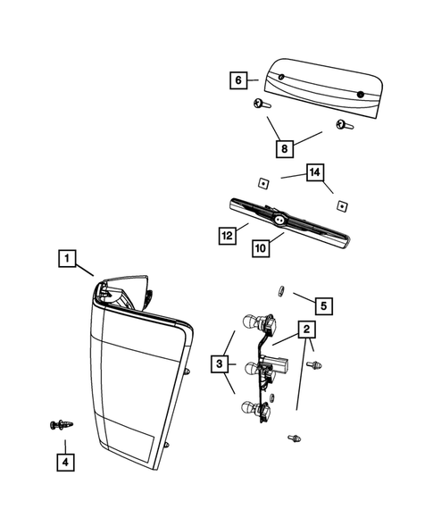 Lamps - Front, Rear and Courtesy for 2007 Chrysler Aspen | Wholesale MOPAR