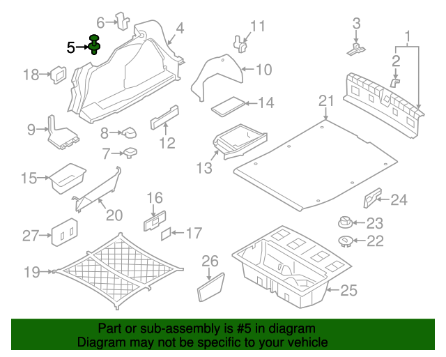 51471911992 - 1999-2024 BMW Clip (51-47-1-911-992) | BMW of South ...