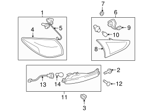 2008-2020 Infiniti Turn Signal Lamp Screw 08566-6162A | OEM Parts Online