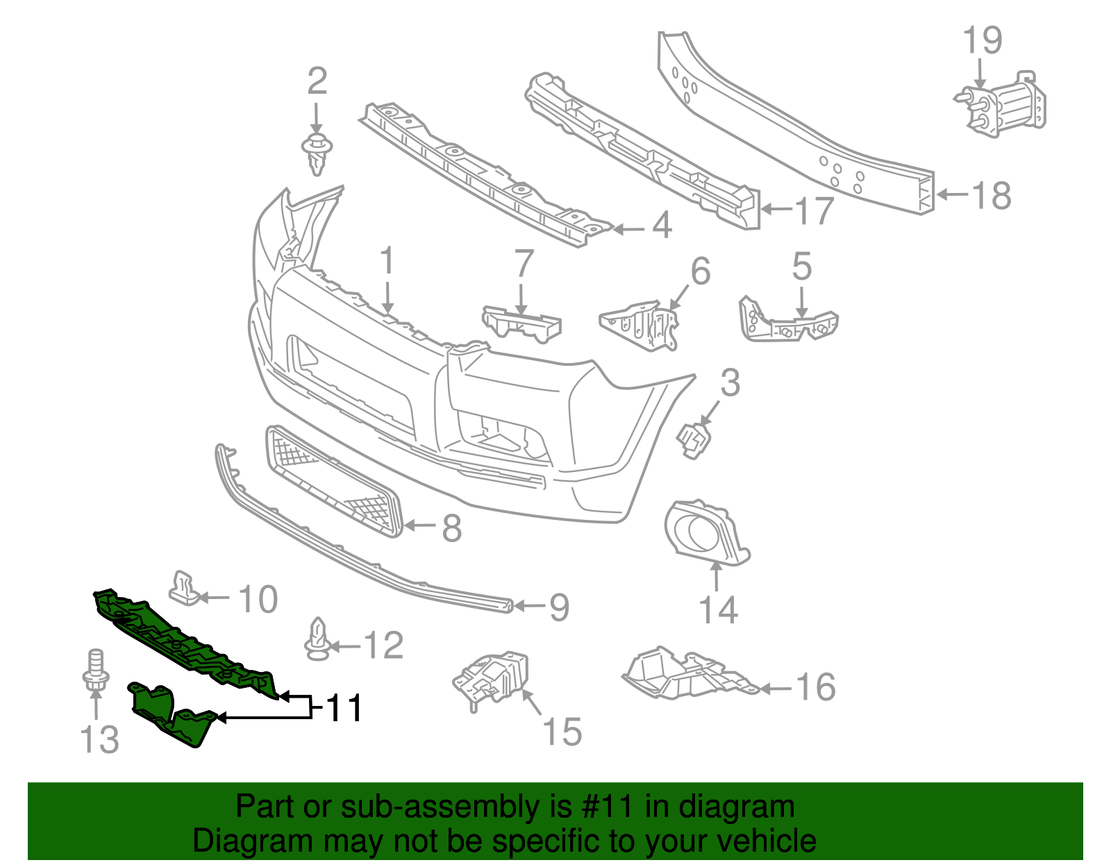 52101-35690 - Lower Cover - 2010-2013 Toyota 4Runner | Nucar Toyota of ...