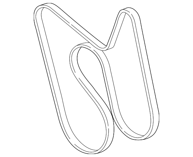 1988-2020 GM V-Ribbed Serpentine Belt 12637202 GM | GMPartsDirect.com