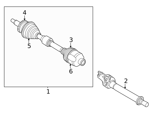 49501-A9300 - Axle Assembly 2015-2016 Kia Sedona | Kia.Parts Store