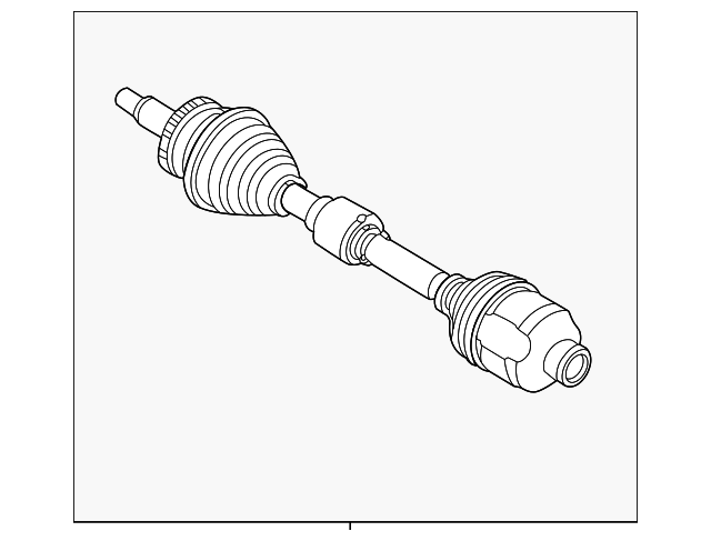 2015-2021 Kia Sedona Axle Assembly 49500-A9300 | Kia Parts Direct