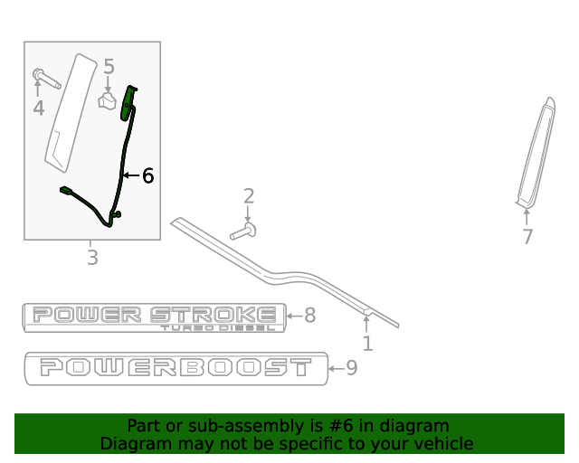 FL3Z-14A626-AG - Keyless Lock Pad 2021-2023 Ford | Ford Parts Direct