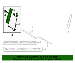 FL3Z-1520554-AD - Door Applique - 2015-2024 Ford | Lasco Auto Parts