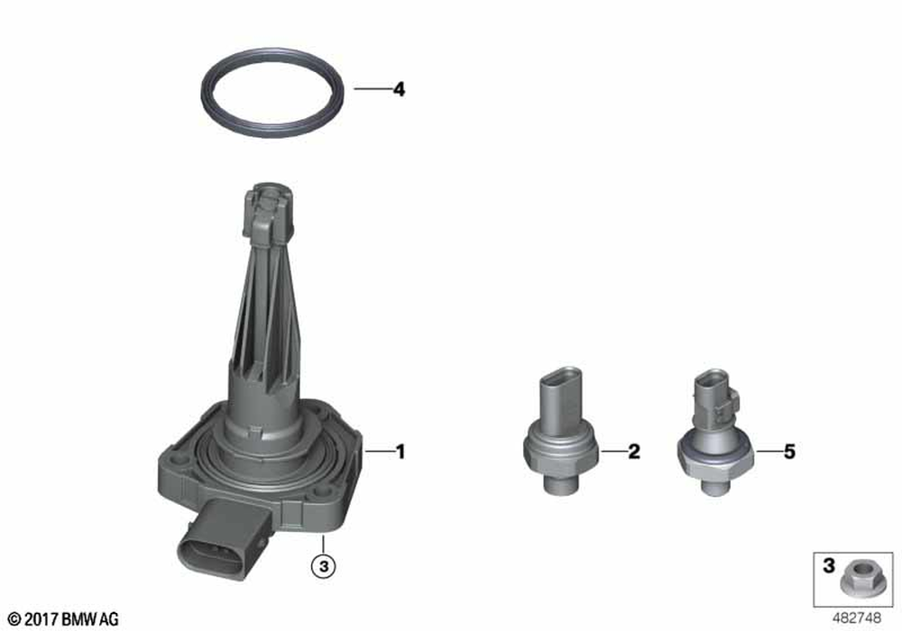 2013-2025 BMW Oil Pressure Sensor 12618647488 | Retail Performance Auto Parts