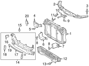 BHN2-50-1C0B - Air Guide - 2014-2016 Mazda 3 | Mazda Parts Factor