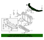 2014-2018 Mazda 3 OEM NEW 2014-2018 Mazda 3 Radiator Support Upper Tie ...