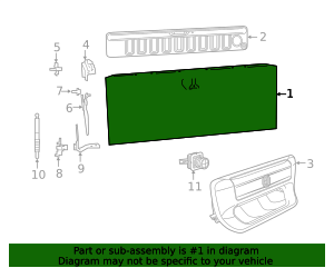 2019-2024 Ram 1500 Tail Gate 68623974AB | Mopar Parts Canada