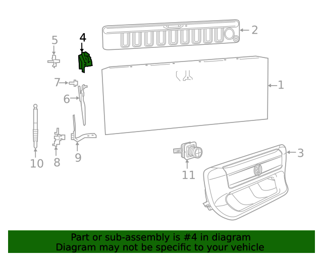 2019-2024 Ram 1500 Latch 68312079AM | Mopar Parts Canada