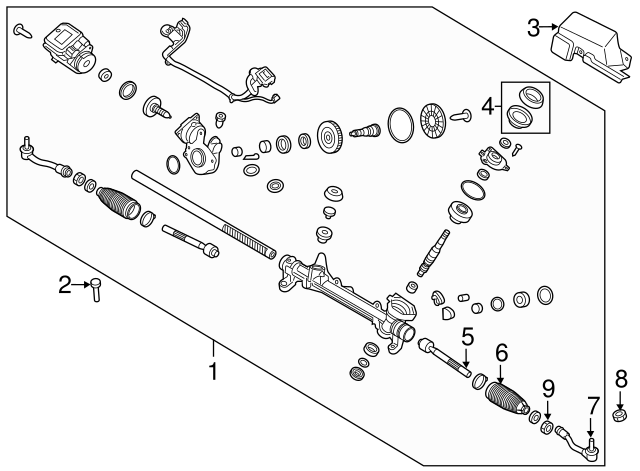 Genuine Outer Tie Rod for 2015-2016 Hyundai Sonata | Part# 56820-C1000 ...