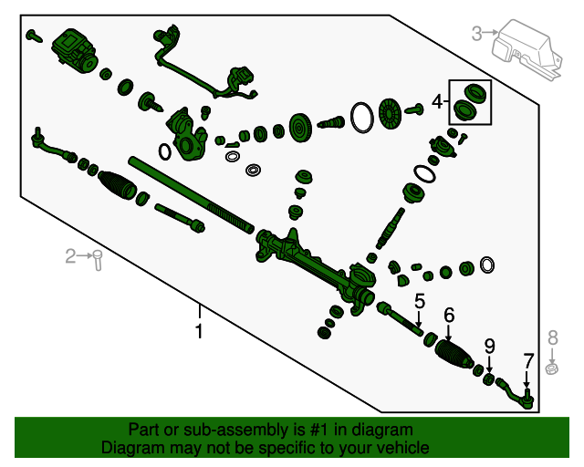 57700-C2000 - Gear Assembly - 2015-2016 Hyundai Sonata | OEM Hyundai ...