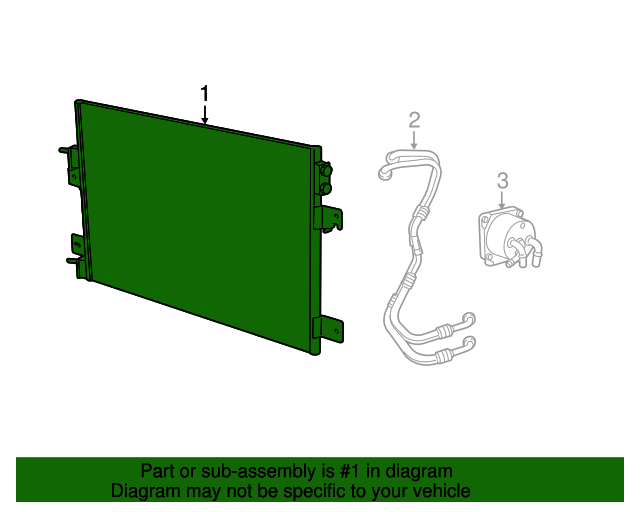 2010-2017 Mopar Oil Cooler 68078975AB | Mopar Parts Canada