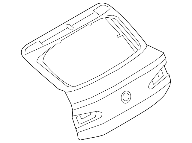 41007486250 - 2019-2024 BMW X4 Lift Gate (41-00-7-486-250) | BMW of ...