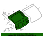 41007486250 - 2019-2024 BMW X4 Lift Gate (41-00-7-486-250) | BMW of ...