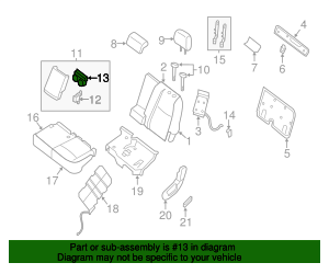 2013-2014 Infiniti Cup Holder 88337-3JA0B | Faulkner Infiniti of Willow ...