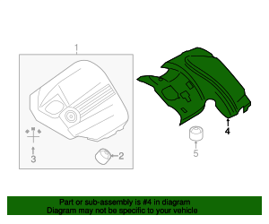 2012-2015 BMW Coil Cover 11127593833 | OEM Parts Online