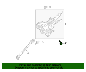 11251-08501 - Steering Column Bolt 2011-2016 Kia Optima | Kia.Parts Store