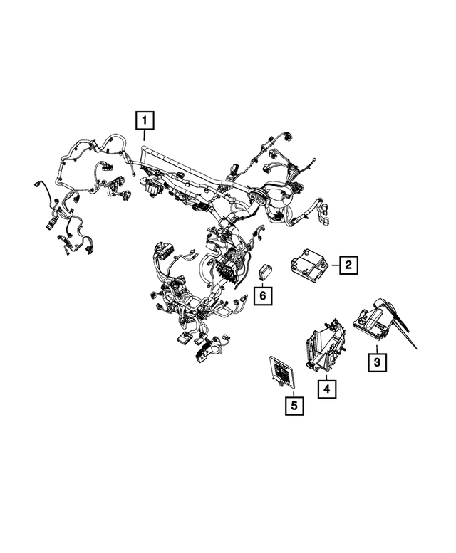 2017-2021 Jeep Compass Power Distribution Center Cover 68365707AA ...