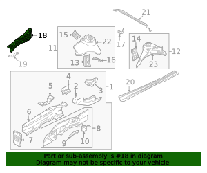 3G8-810-136-A - Upper Rail 2019-2023 Volkswagen Arteon | Volkswagen ...