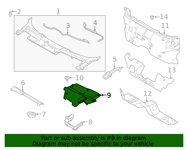 LR133957 - Top Cover - 2020 Land-Rover | Land Rover Lake Bluff