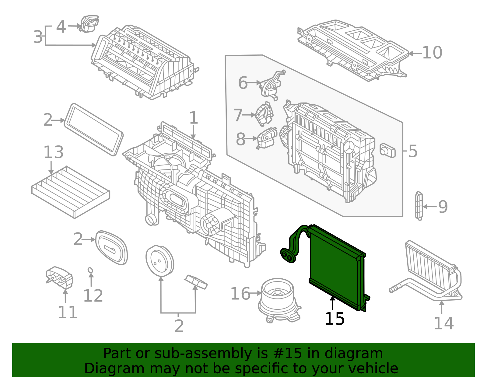 LX6Z-19860-A - Evaporator Core 2020-2025 Ford | AutoNation Parts