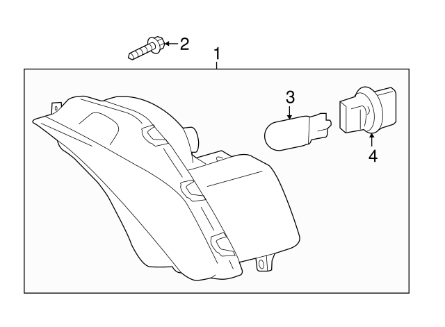 81430-06030 - Daytime Run Lamp - 2015-2017 Toyota Camry | OEM Genuine Parts