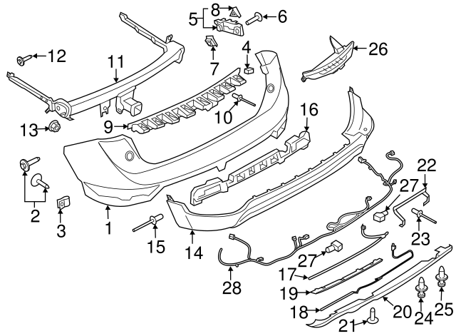 -W711035-S300 - Fender Liner Retainer Clip - 2011-2022 Ford | Eastgate ...