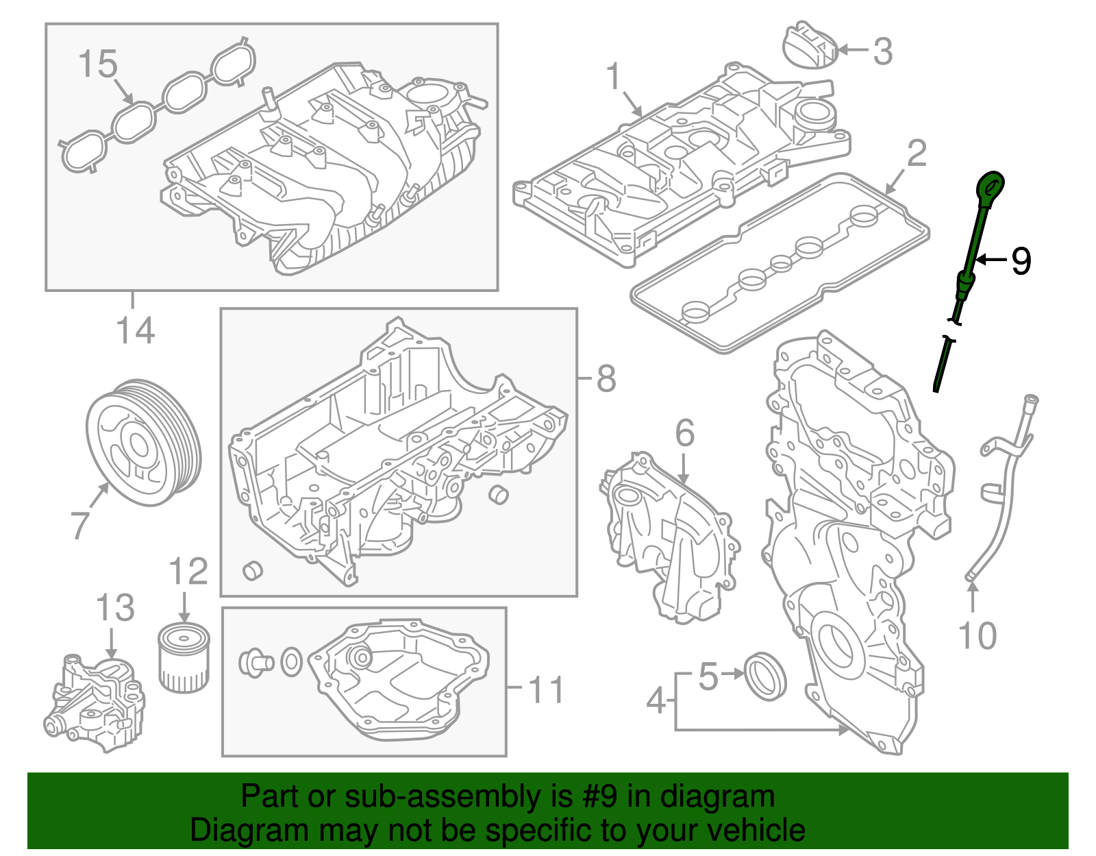 11140-BV80A - Dipstick 2015-2019 Nissan | Nissan Parts & Accessories Online