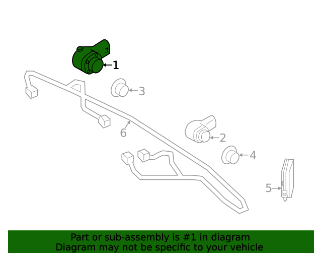Park Sensor - 2013-2023 Land Rover (LR093753) | Land Rover Annapolis Parts