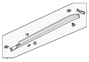 2017-2023 Porsche Panamera Rocker Molding 971-854-884-OK1 | Sunset ...